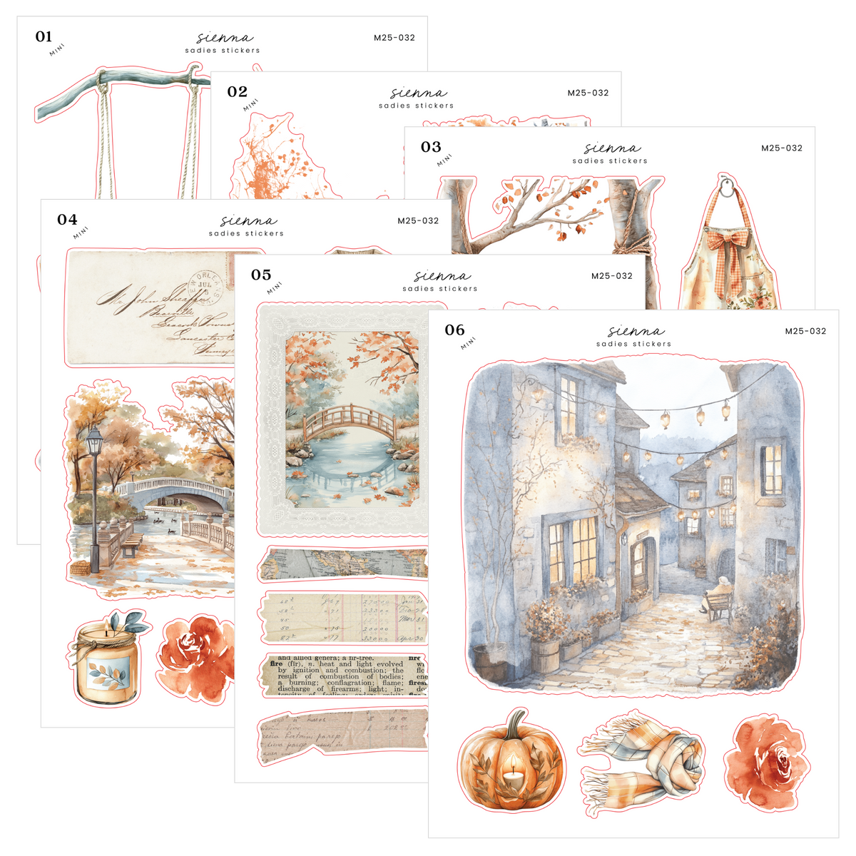 Sienna Kit | Mini Set – Sadie's Stickers