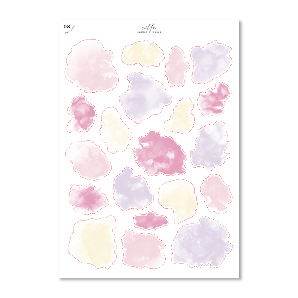 Villa Kit | Alcohol Swatches – Sadie's Stickers