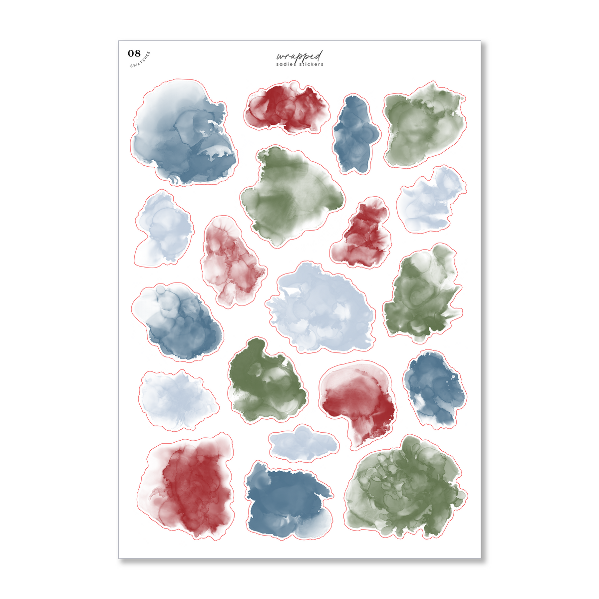 Wrapped Kit | Alcohol Swatches – Sadie's Stickers