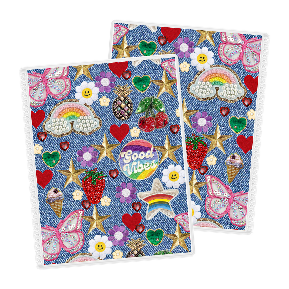 Denim Patches | Interchangeable Cover – Sadie's Stickers