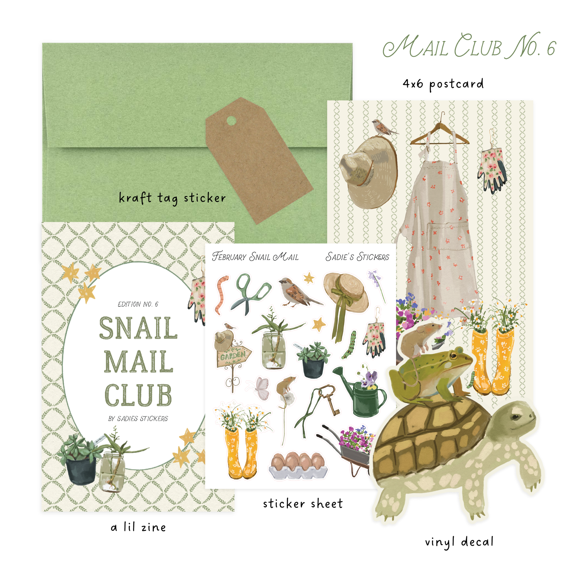 Snail Mail Club – Sadie's Stickers