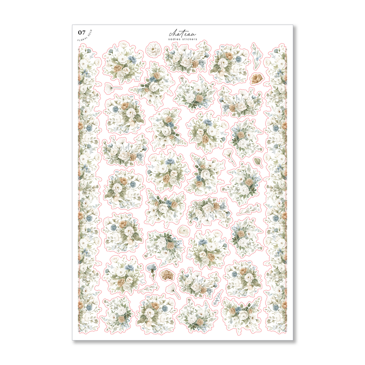 Chateau Kit | Floral Deco – Sadie's Stickers