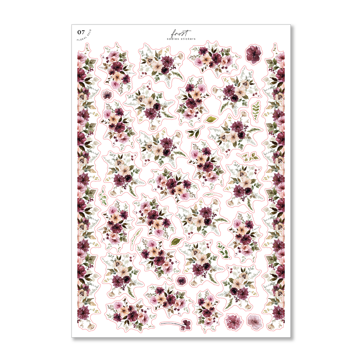 Frost Kit | Floral Deco – Sadie's Stickers