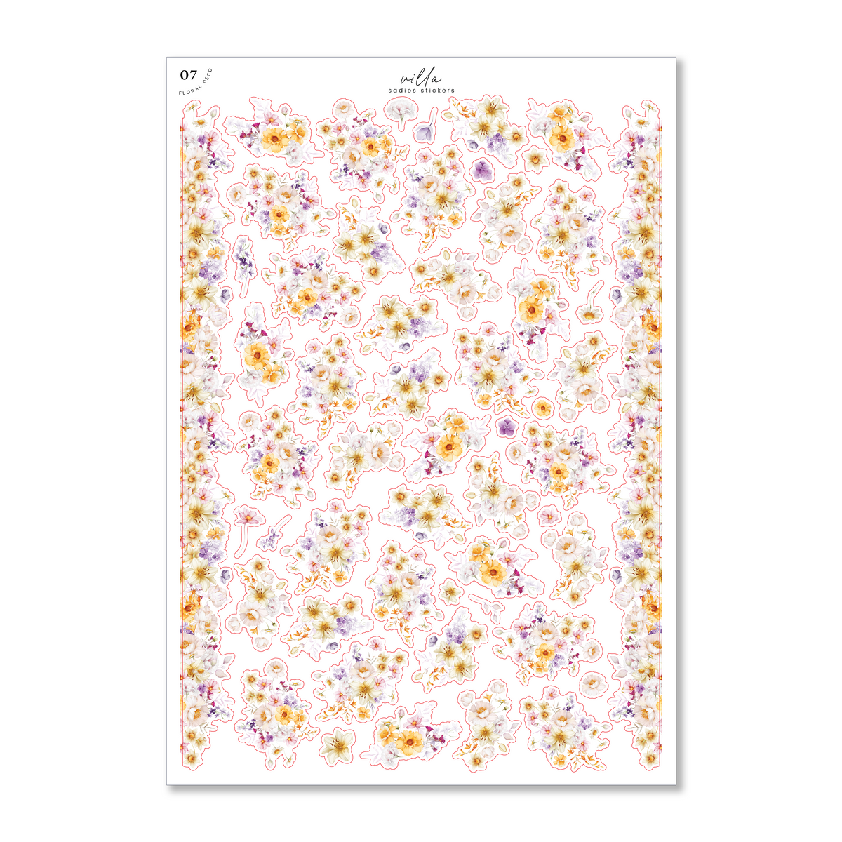 Villa Kit | Floral Deco – Sadie's Stickers