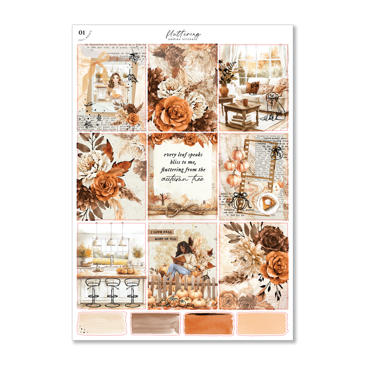 Fluttering Kit | Weekly Kit – Sadie's Stickers