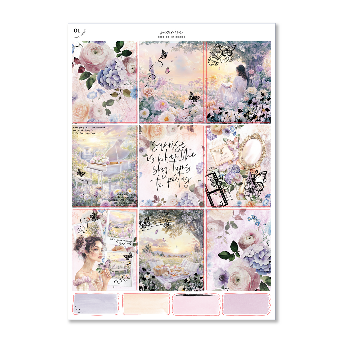 Sunrise Kit | Weekly Kit – Sadie's Stickers