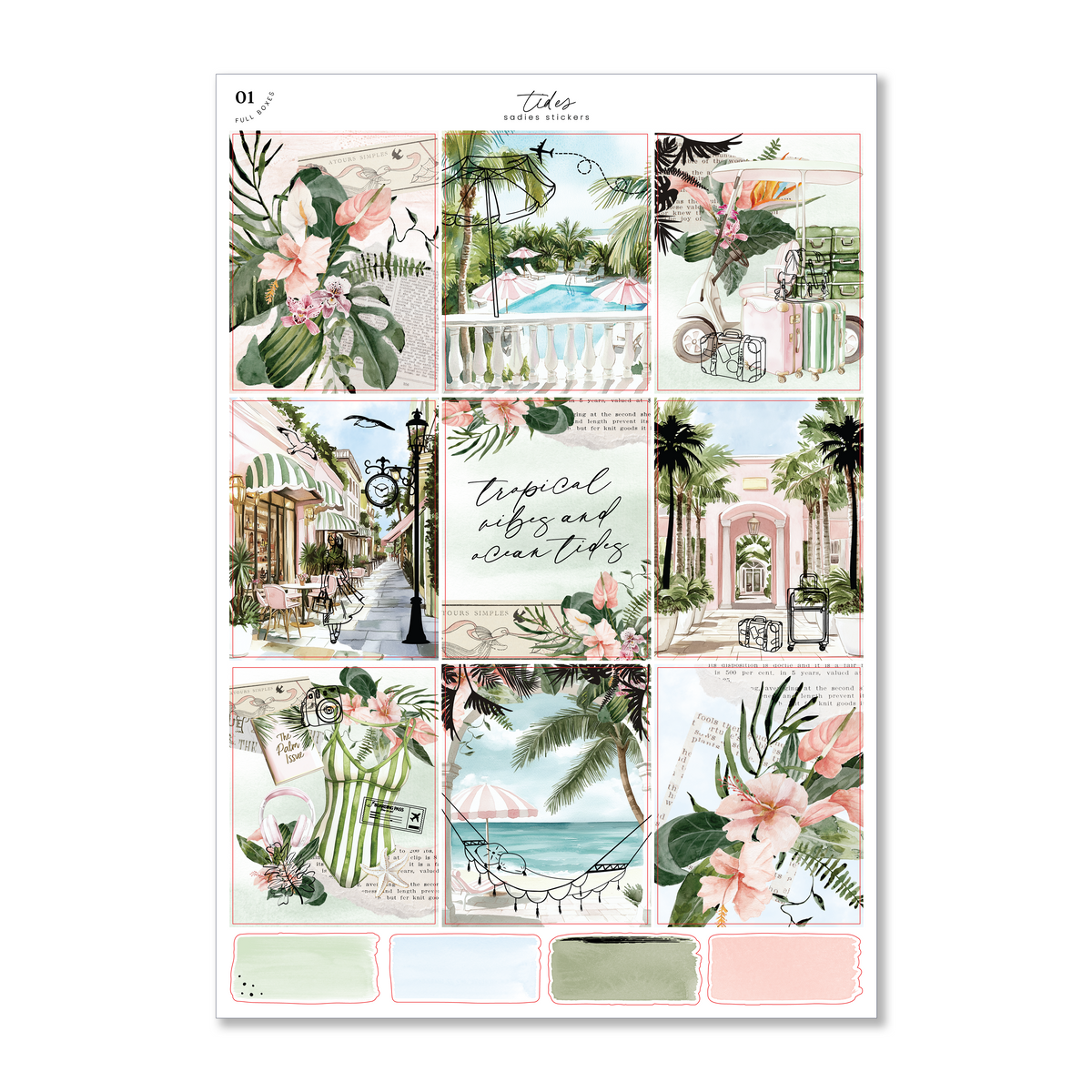 Tides Kit | Weekly Kit – Sadie's Stickers