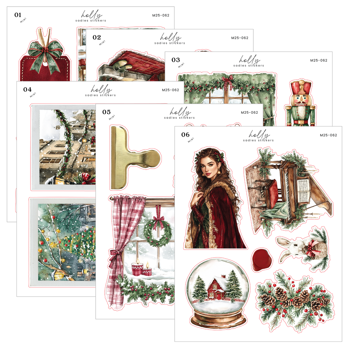 Holly Kit | Mini Set – Sadie's Stickers