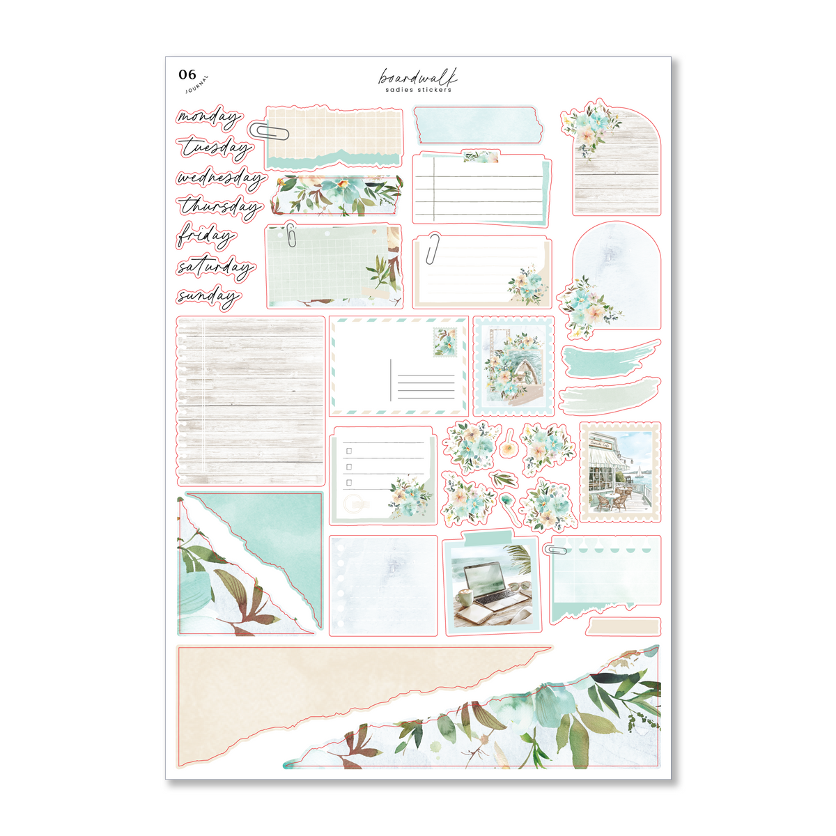 Boardwalk Kit | Journal – Sadie's Stickers