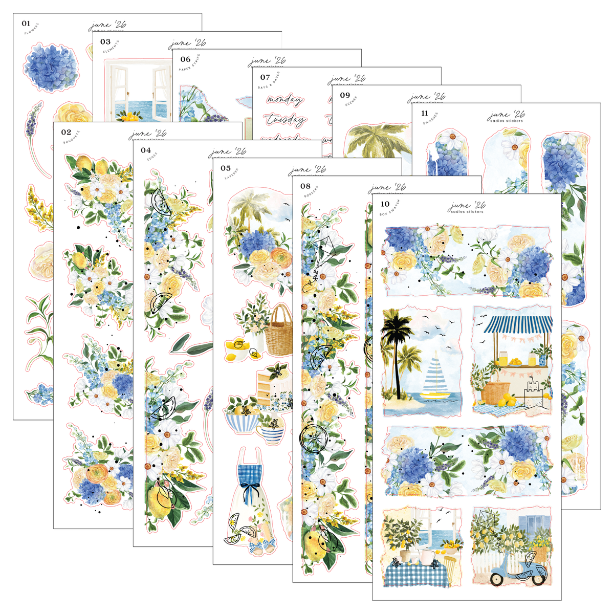 June 2026 Kit | Decorative Kit – Sadie's Stickers