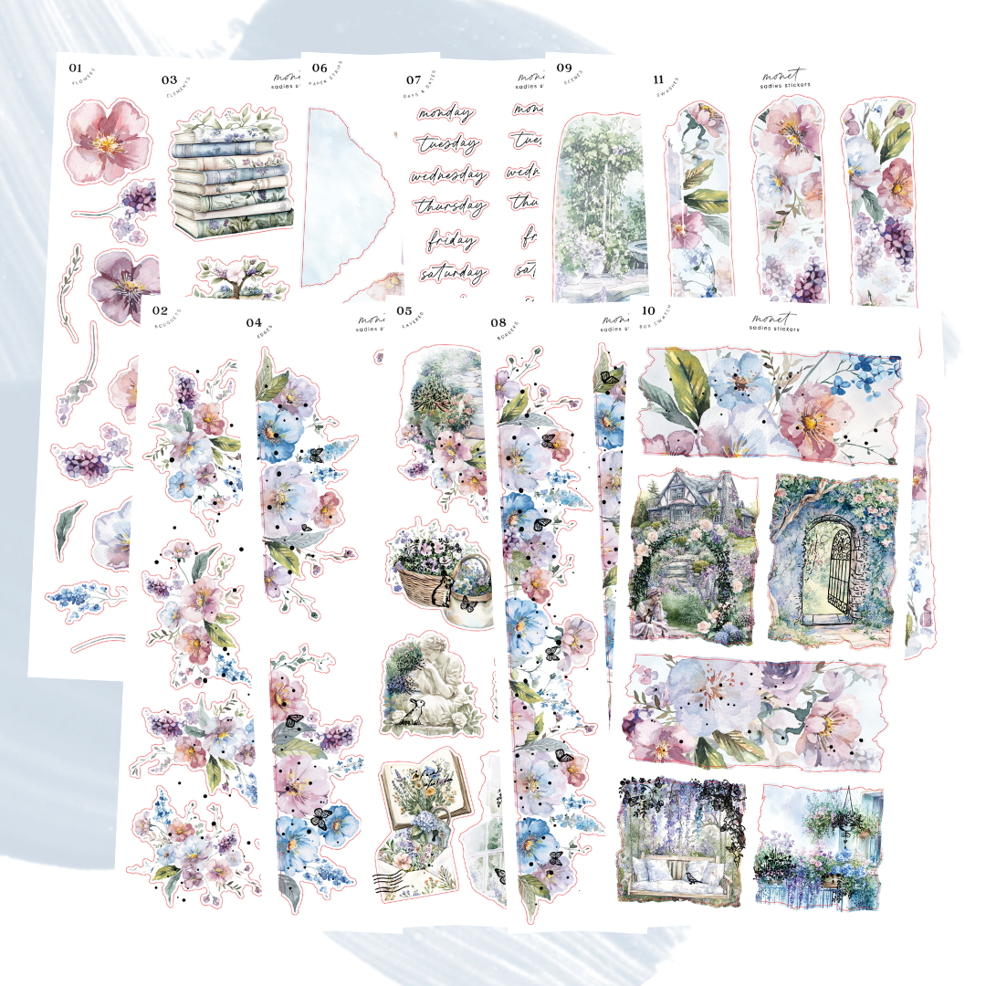 Monet Kit | Decorative Kit – Sadie's Stickers
