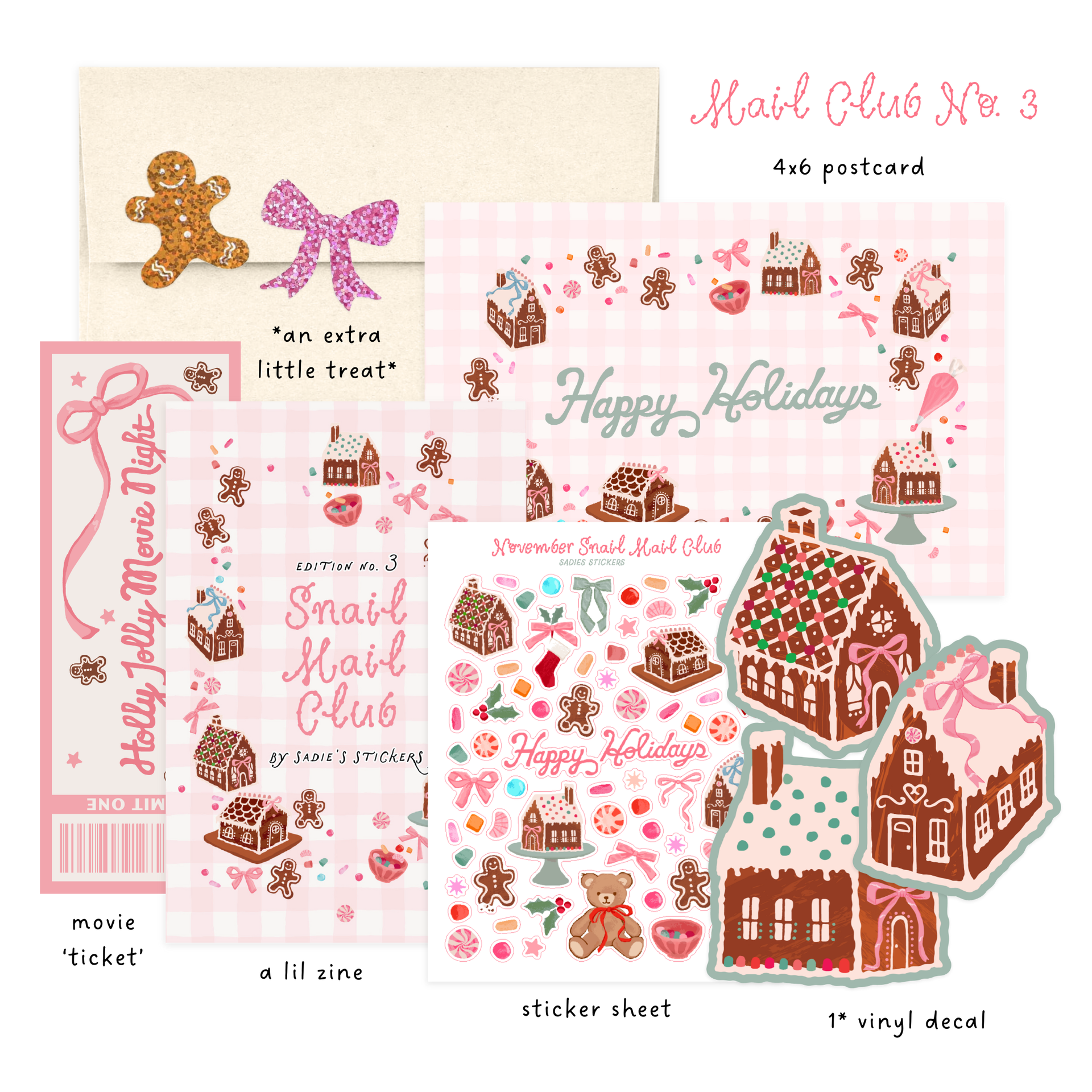 Snail Mail Club – Sadie's Stickers