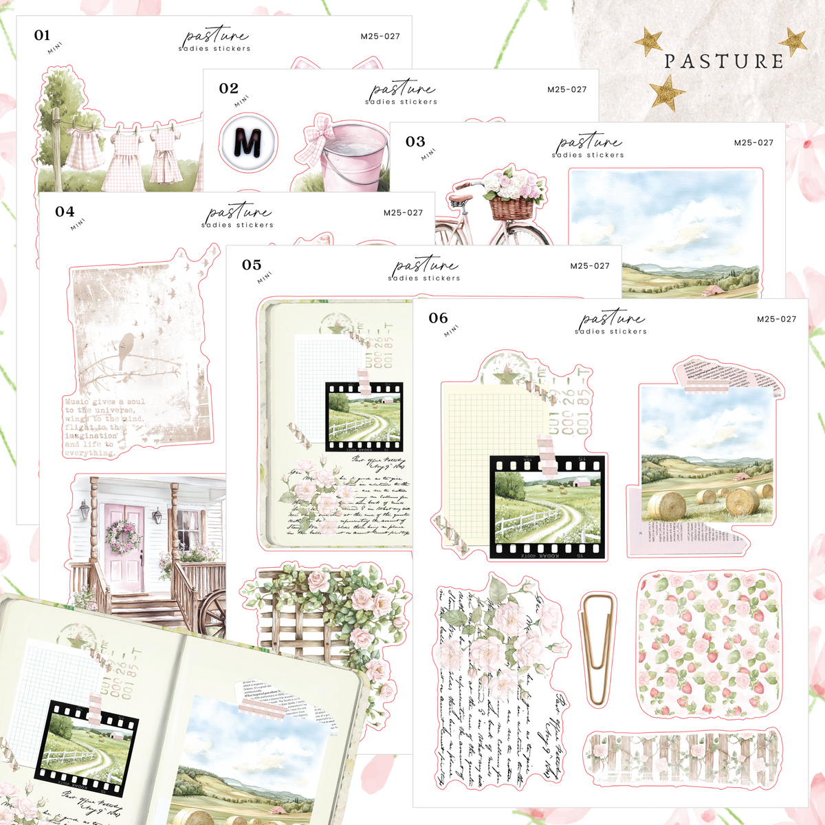 Pasture Kit | Mini Set – Sadie's Stickers