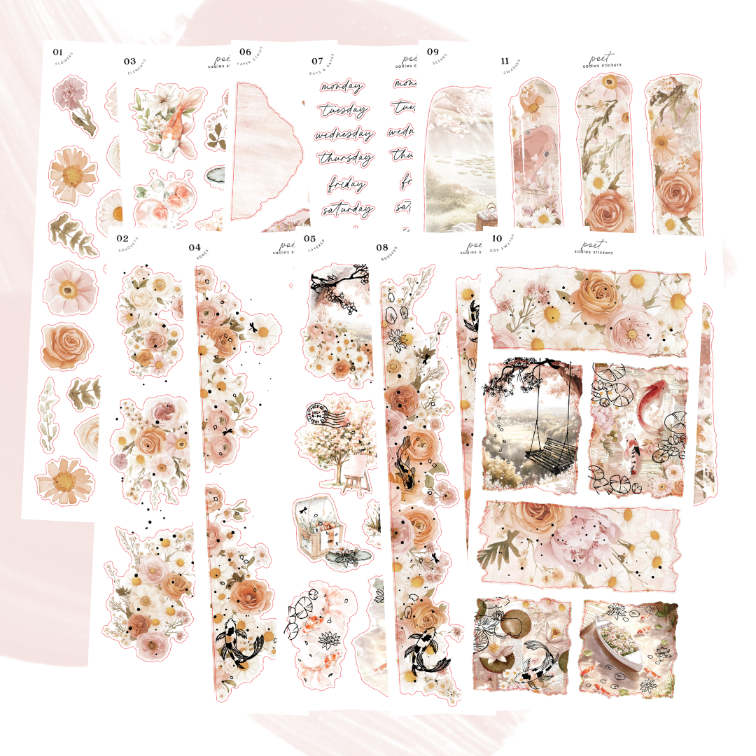 Poet Kit | Decorative Kit – Sadie's Stickers