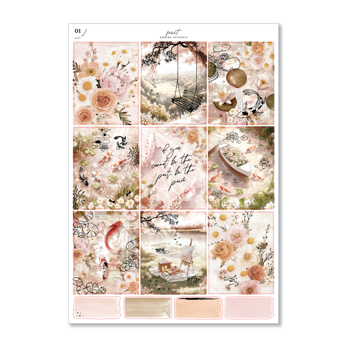 Poet Kit | Weekly Kit – Sadie's Stickers