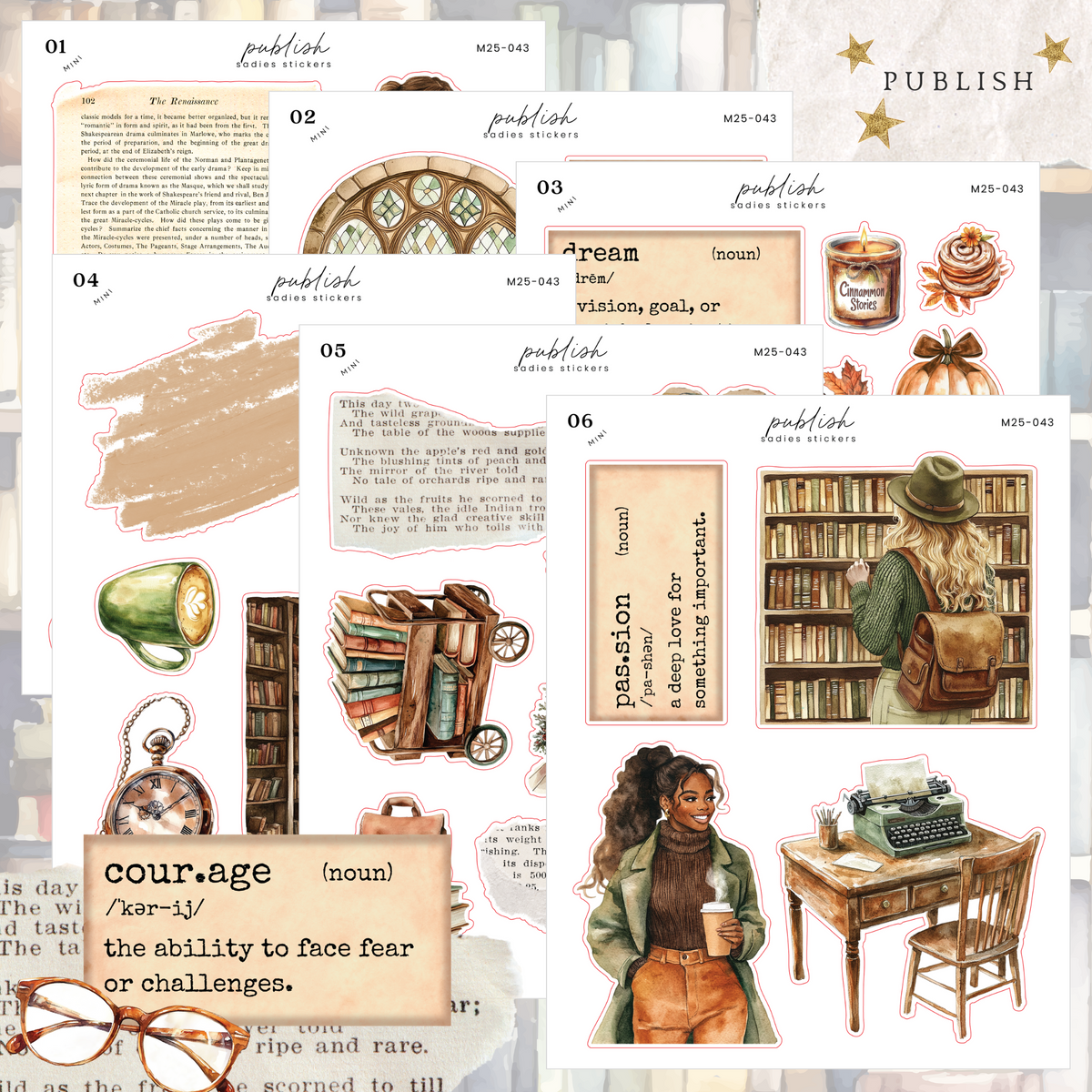 Publish Kit | Mini Set – Sadie's Stickers