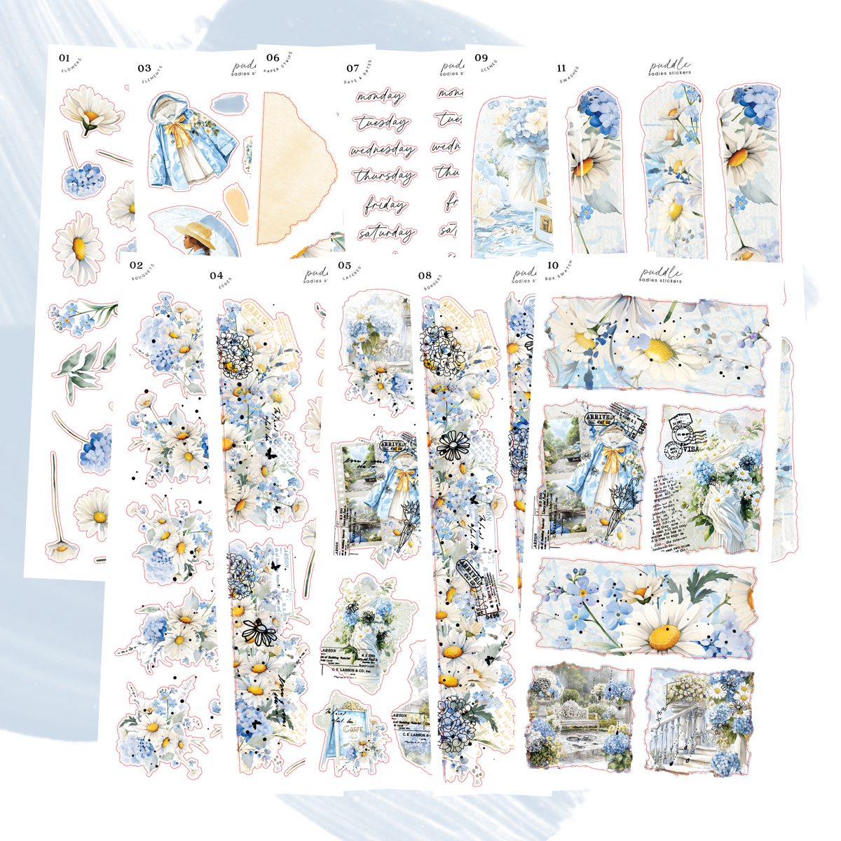 Puddle Kit | Decorative Kit – Sadie's Stickers