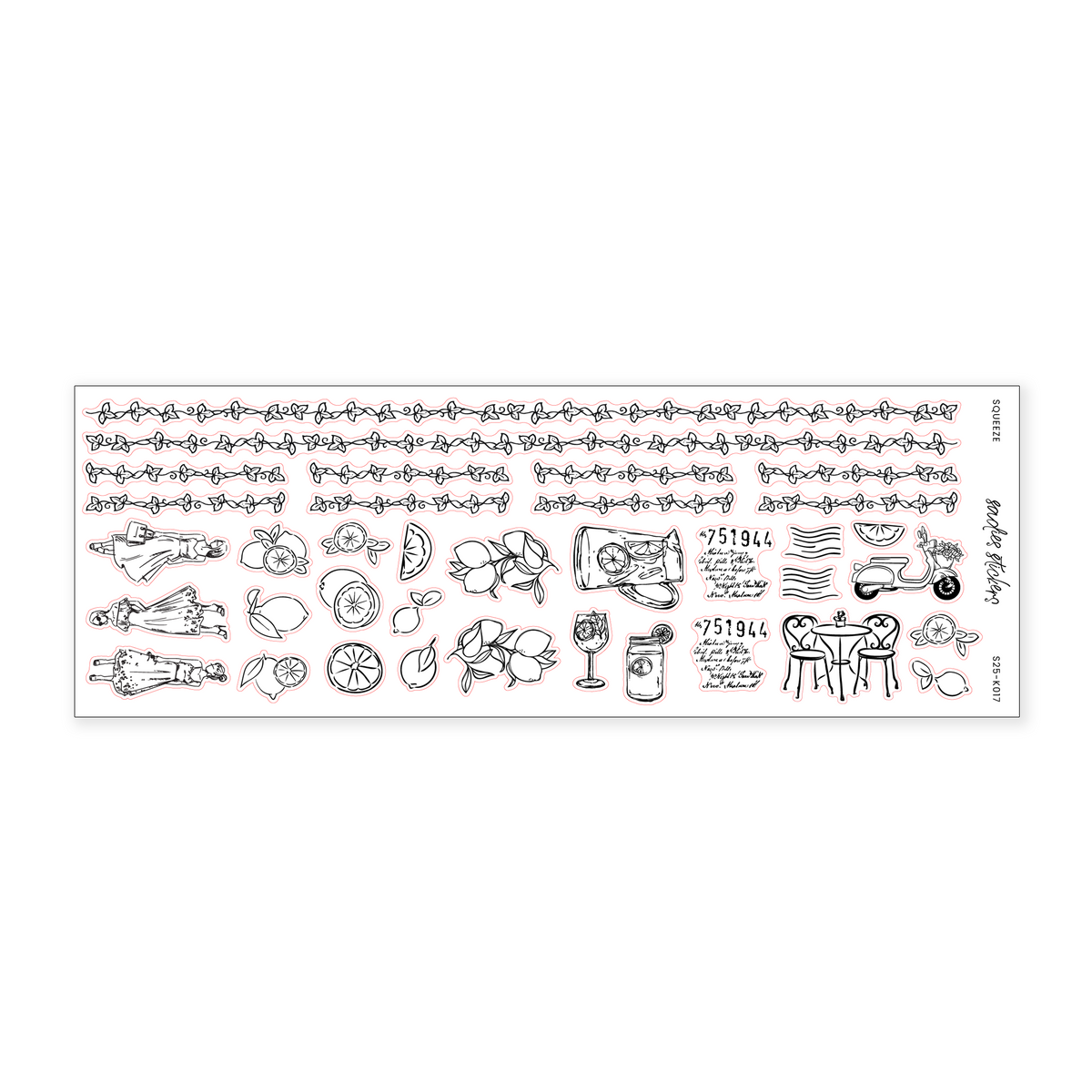 Squeeze Kit | Foil Sampler – Sadie's Stickers