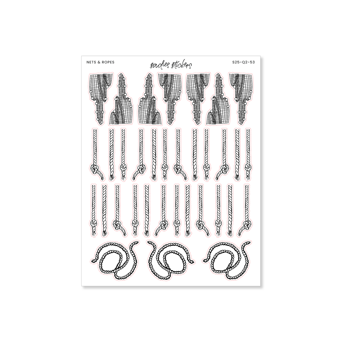 Nets & Ropes – Sadie's Stickers