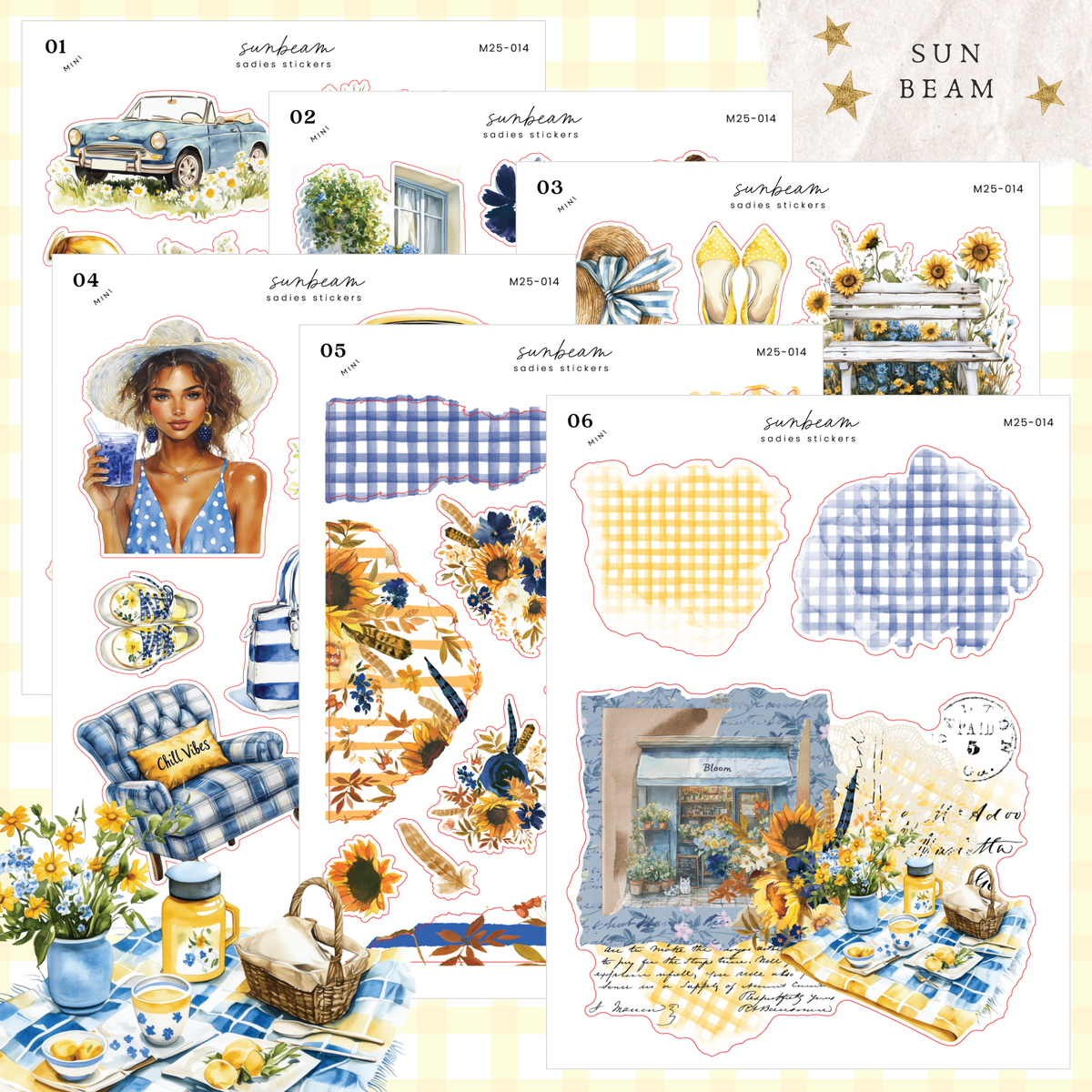 Sunbeam Kit | Mini Set – Sadie's Stickers