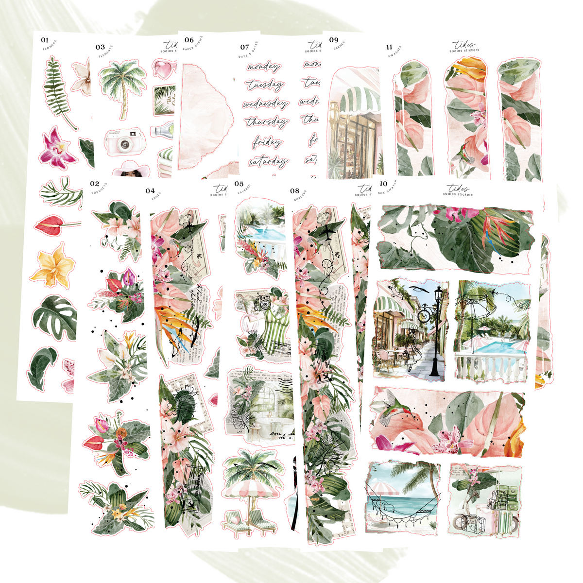 Tides Kit | Decorative Kit – Sadie's Stickers