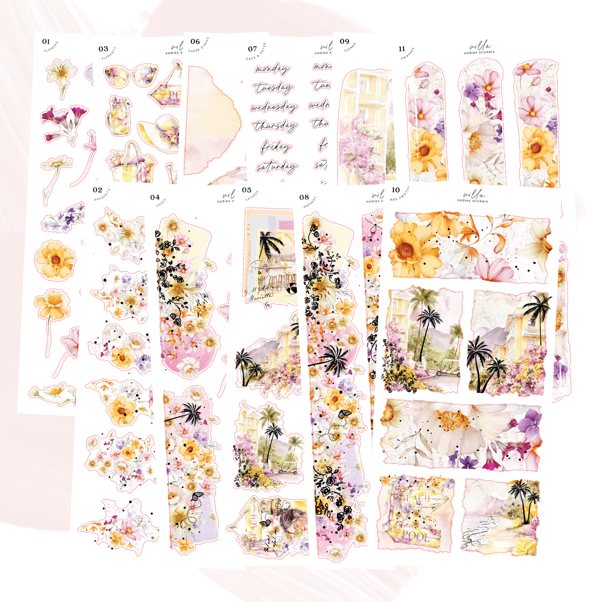 Villa Kit | Decorative Kit – Sadie's Stickers