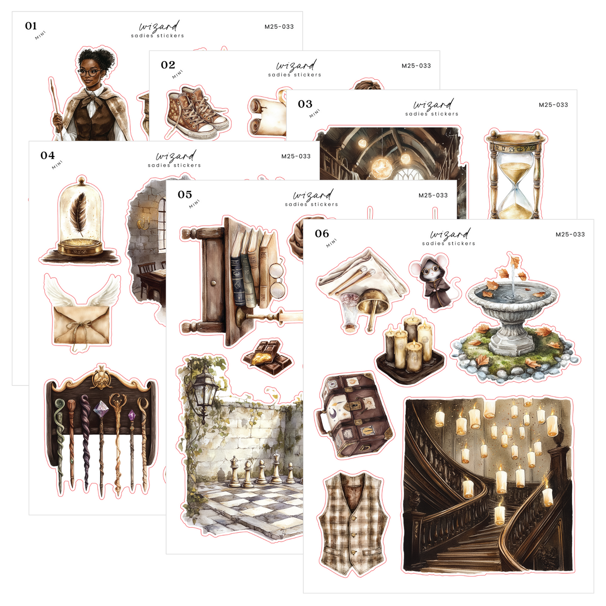 Wizard Kit | Mini Set – Sadie's Stickers