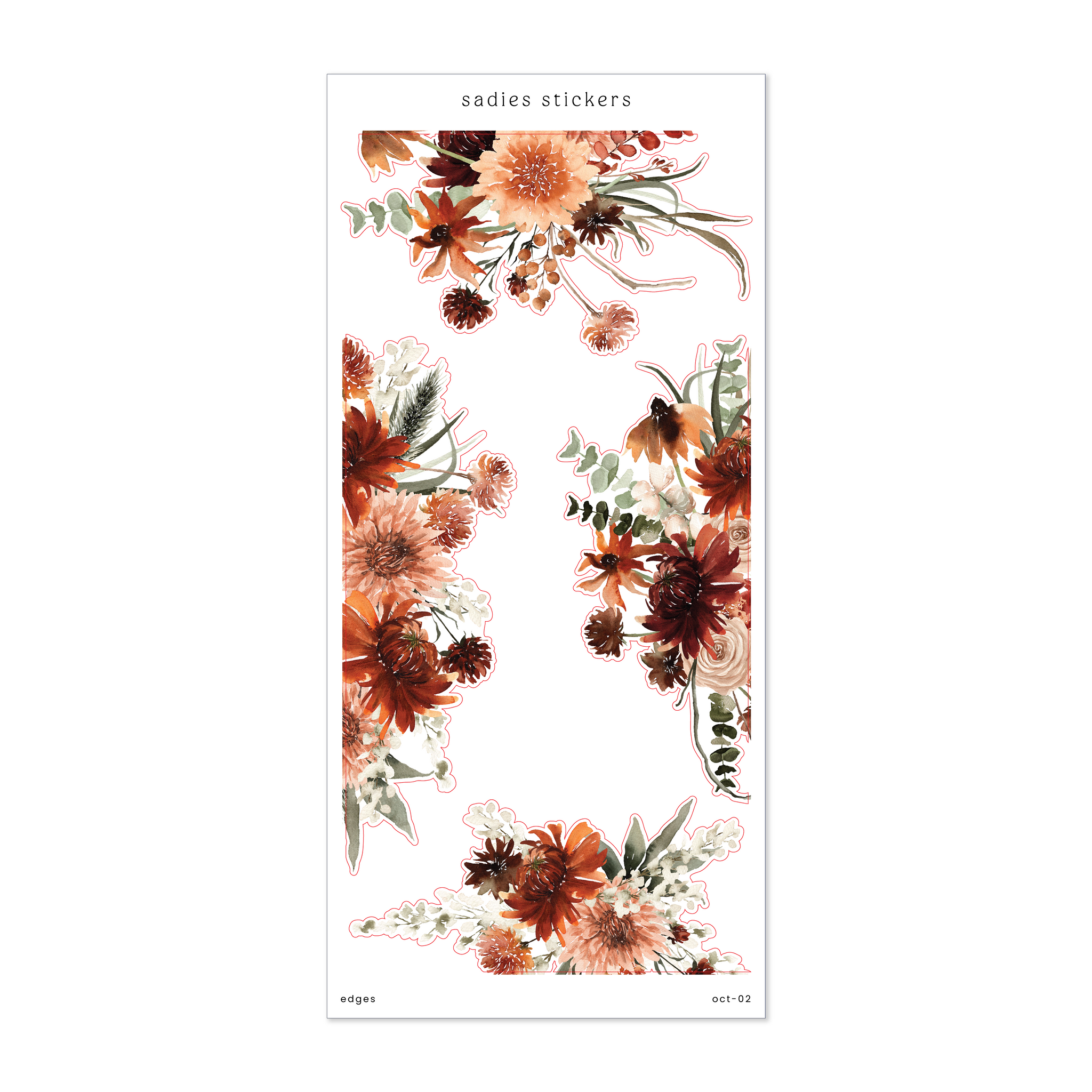 October 2023 Decorative Kit | Edges - Sadie's Stickers