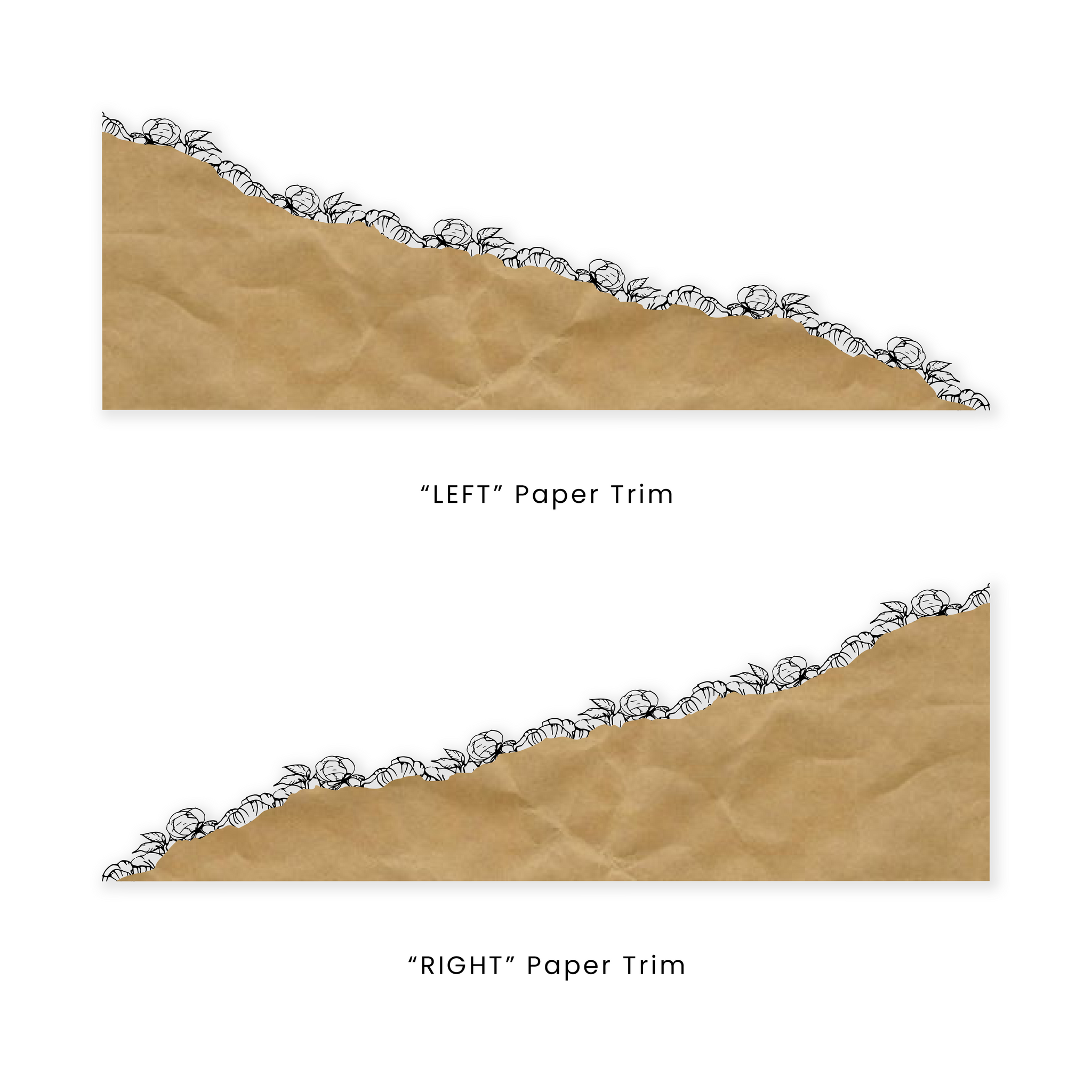 Lace Paper Trim 4 - LEFT - Sadie's Stickers